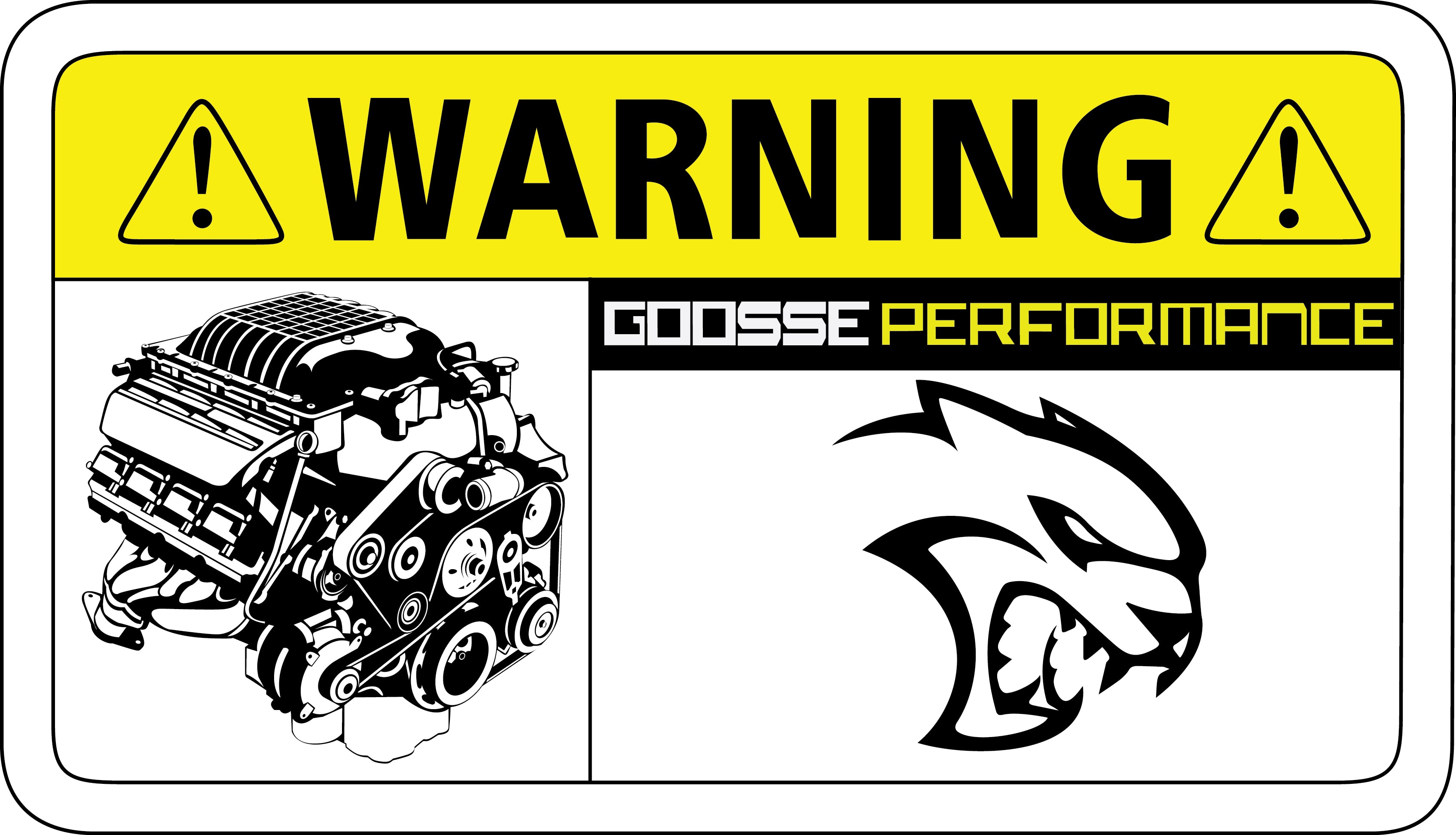 HELLCAT SWAP STICKER! – Goosse Performance